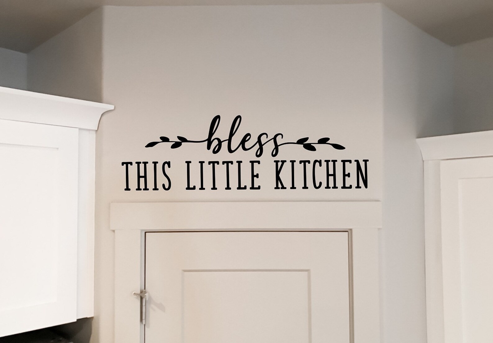 Bless This Little Kitchen Wall Decal Farmhouse Decor Wall - Etsy
