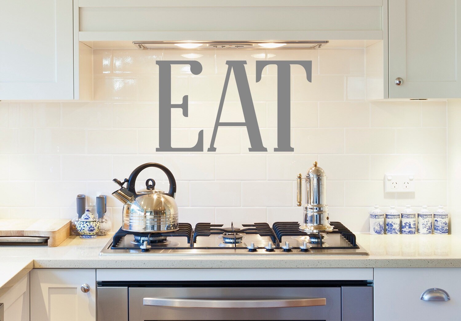 Eat Letters Kitchen Wall Decal Eat Wall Decal Dining Room | Etsy