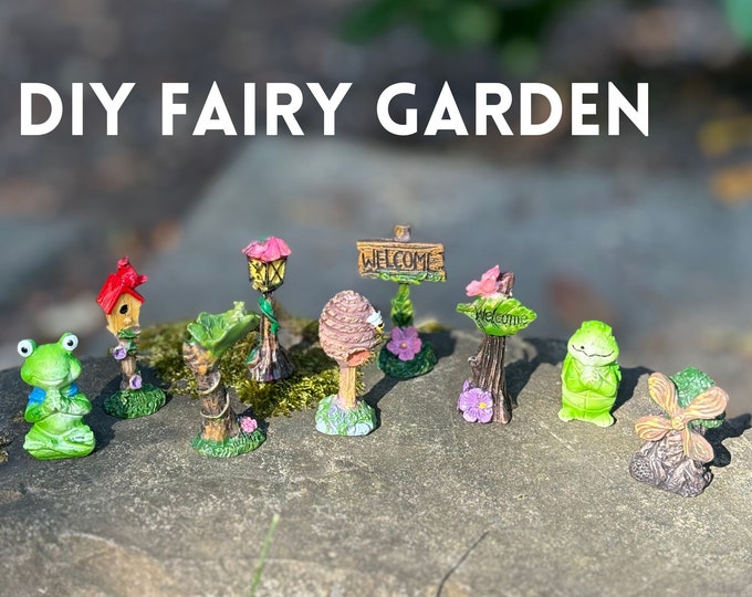 DIY Fairy Garden Miniature Supplies Fairy Garden Pieces for DIY - Etsy