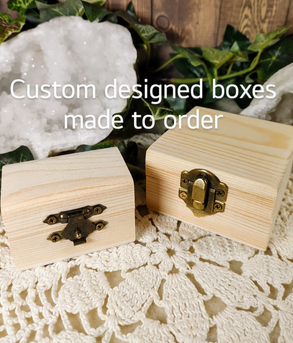 Personalized Small Wood Box/ Two Sizes Available/hand | Etsy