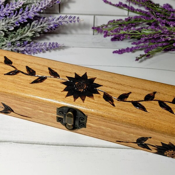 Wood Burned Box - Etsy