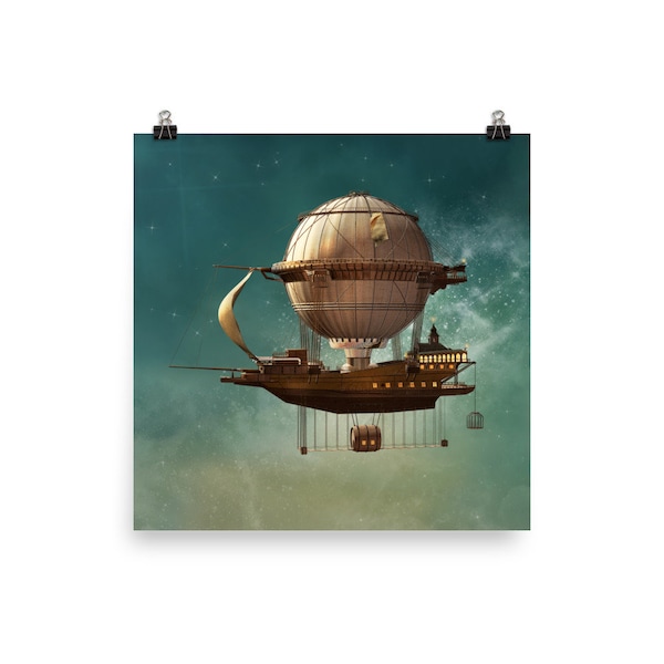 Steampunk Airship - Etsy