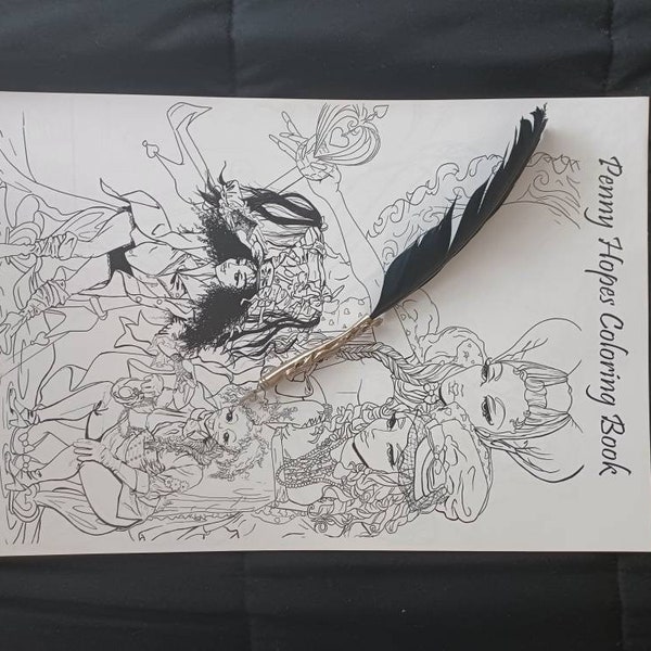 Handmade Coloring Book - Etsy