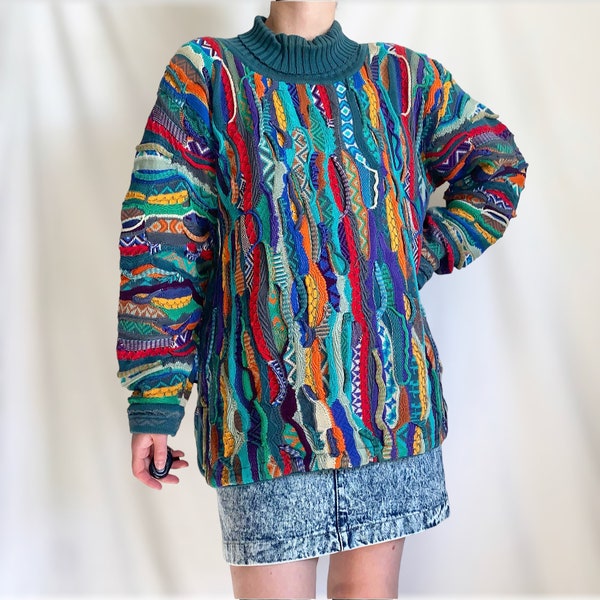 Coogi Sweater - Etsy