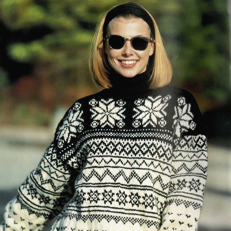 Vintage Ski Sweater - Etsy