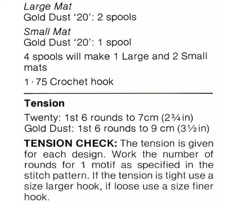 Pretty Crochet Dressing Table Set Vintage Crochet Pattern - Etsy