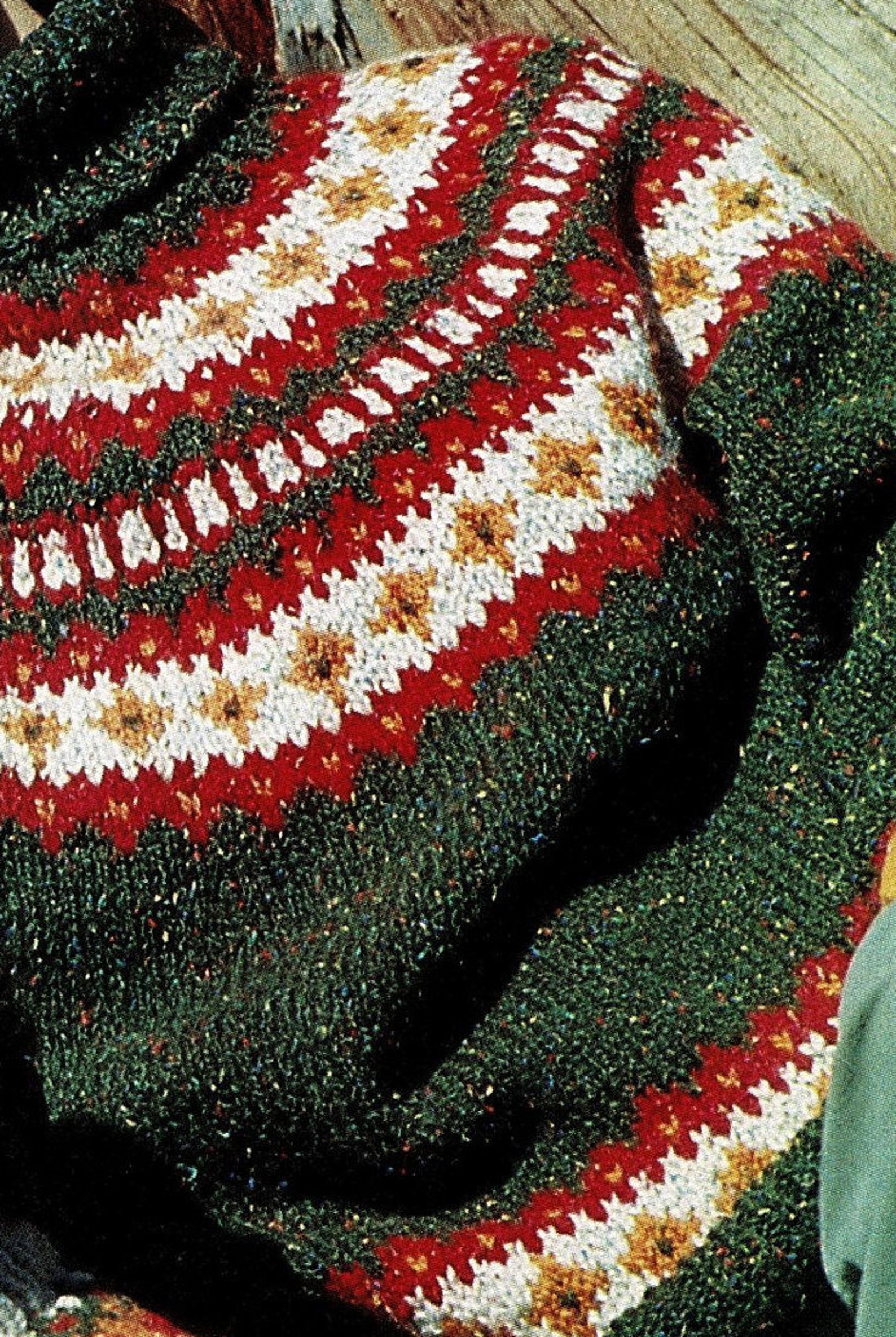 Ladies and Mens Traditional Nordic Fair Isle Sweater With Crew | Etsy