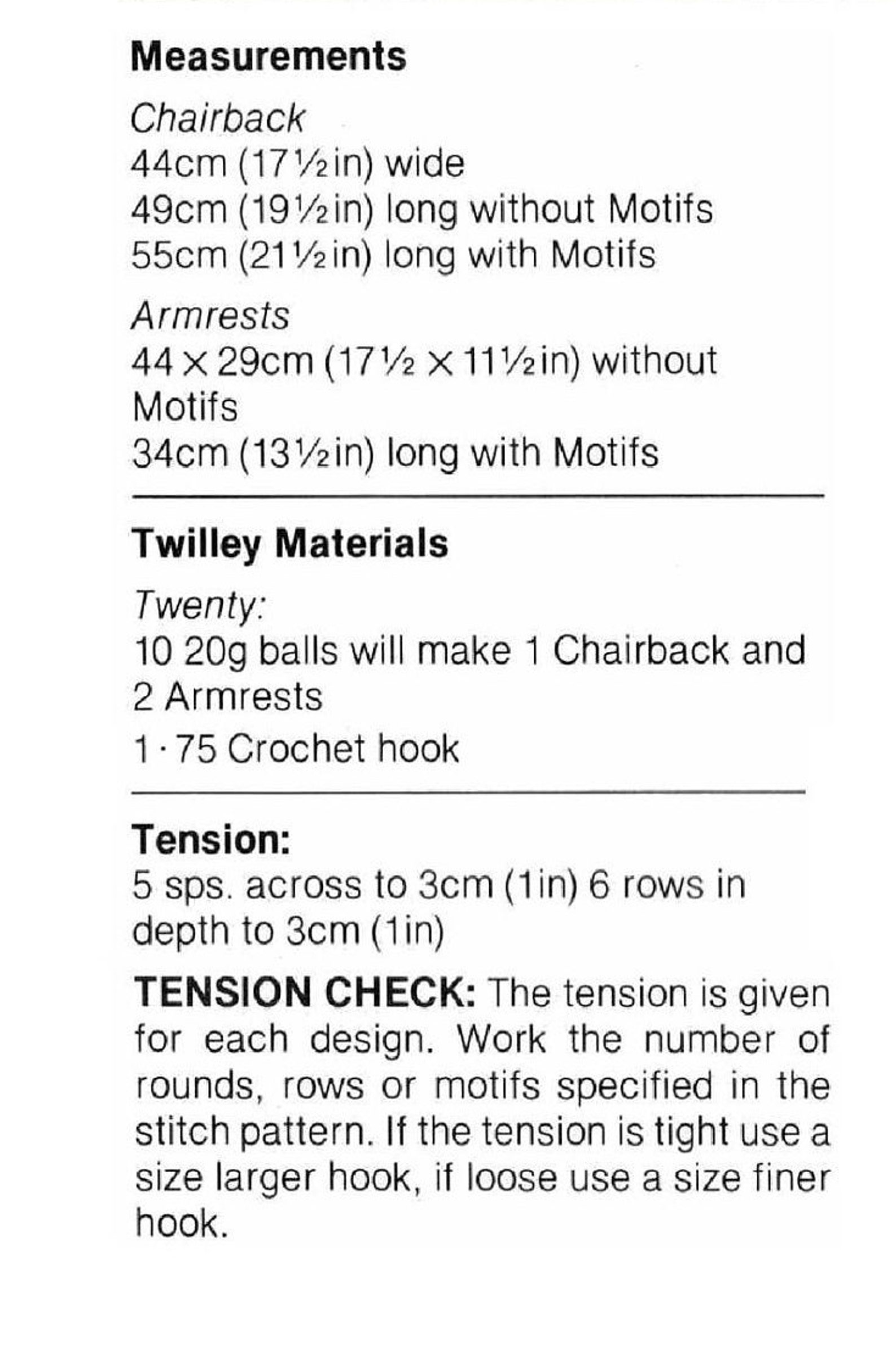 Crochet Chair Back and Arm Rest Protectors, Vintage Crochet Pattern ...