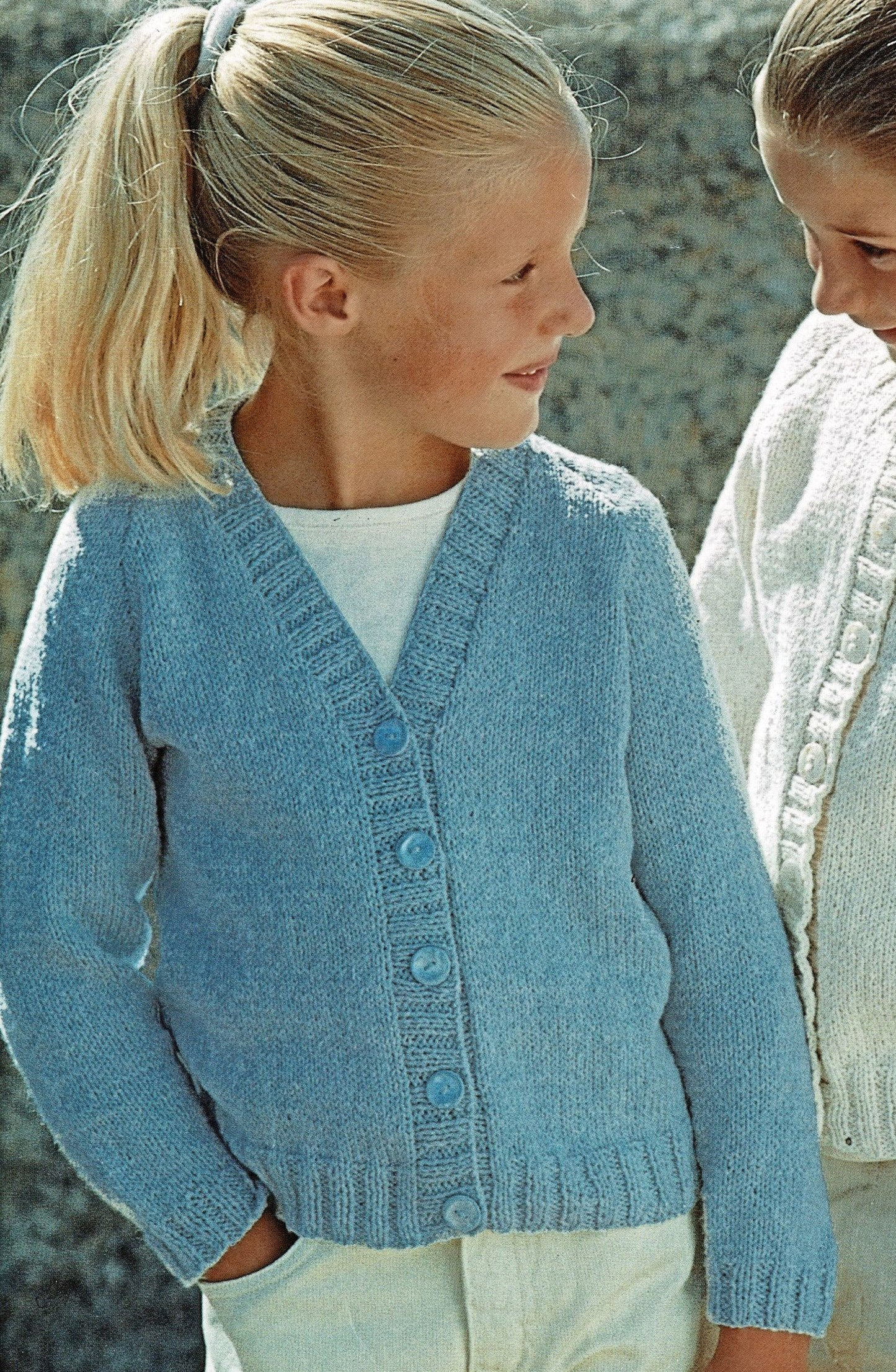 Toddlers and Childrens Classic Raglan Cardigan With Round or V - Etsy