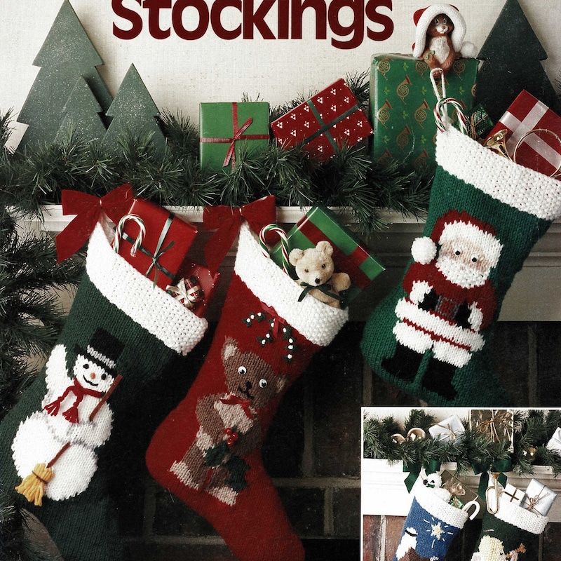 Vintage Stocking Pattern - Etsy