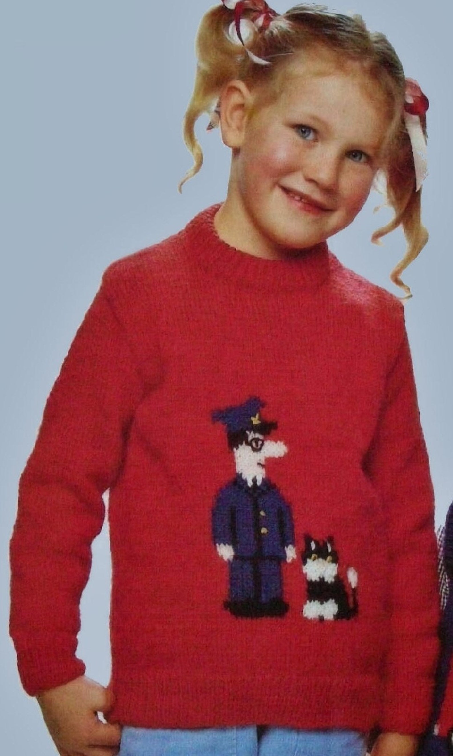 Toddlers and Childrens Postman Pat and Jess Sweater and Vest, Vintage ...