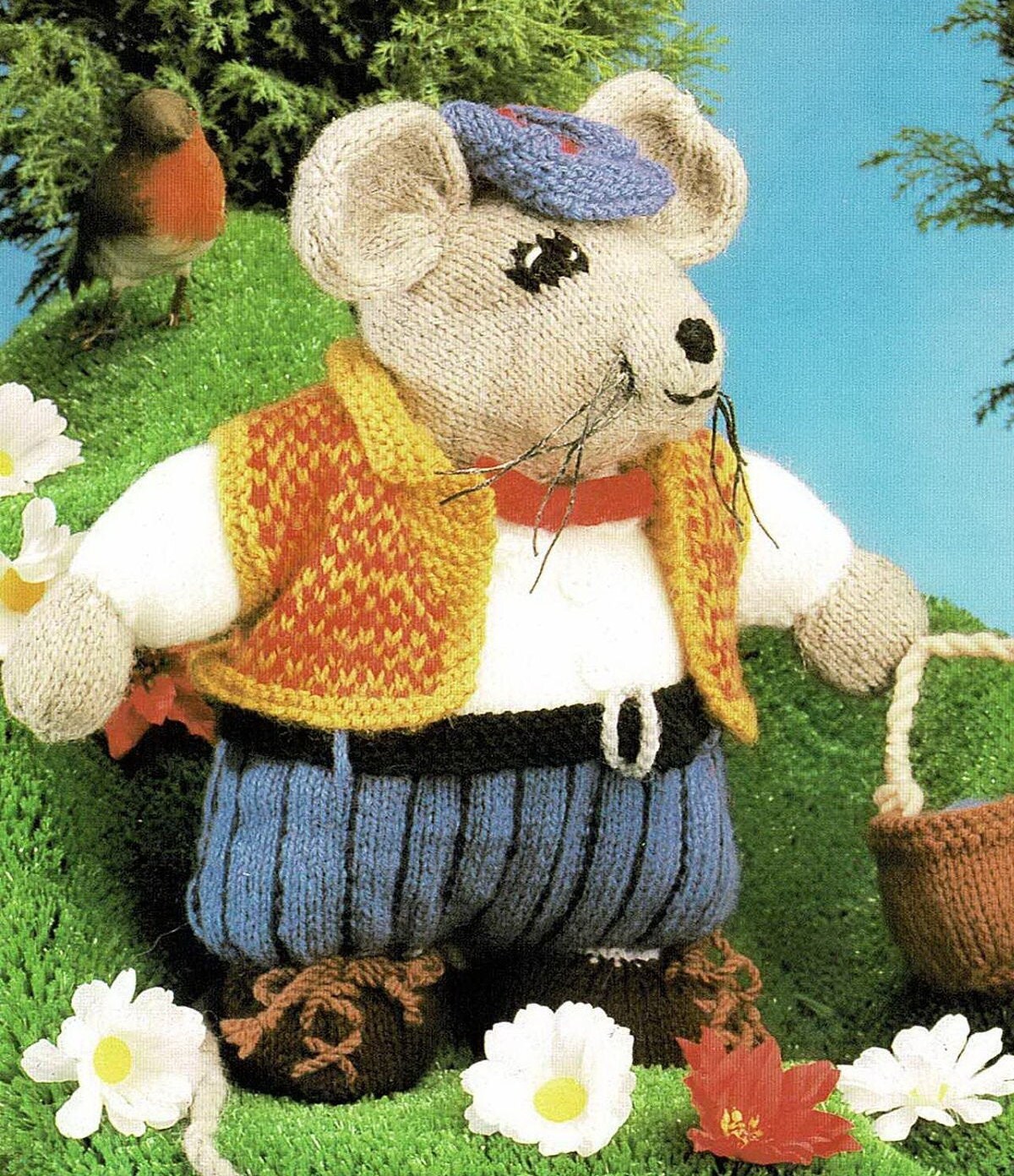 Cute Jack and Jill Toy Mice, Vintage Knitting Pattern, PDF, Digital ...