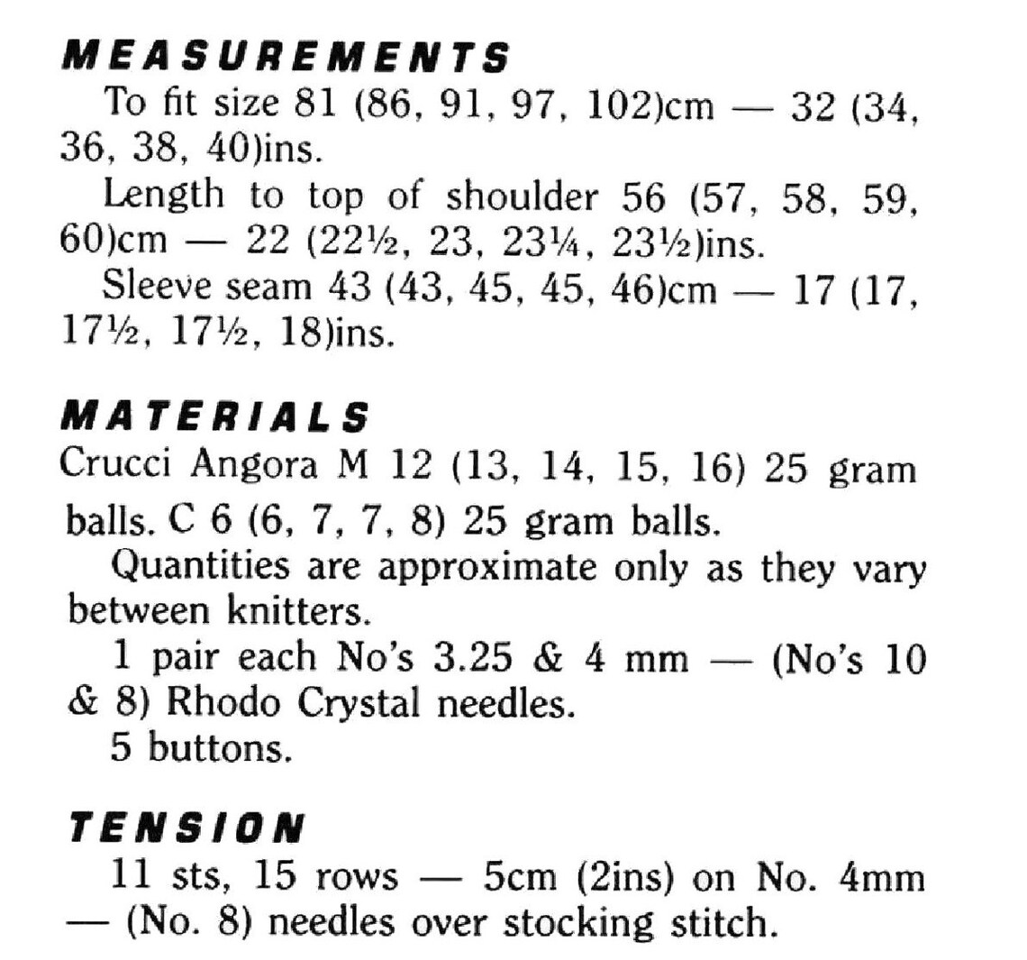 Ladies Fair Isle Cardigan With Shawl Collar, Vintage Knitting Pattern ...