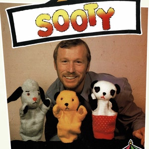 Cute Sooty, Sweep and Soo Knitted Hand Puppets, Vintage Knitting ...