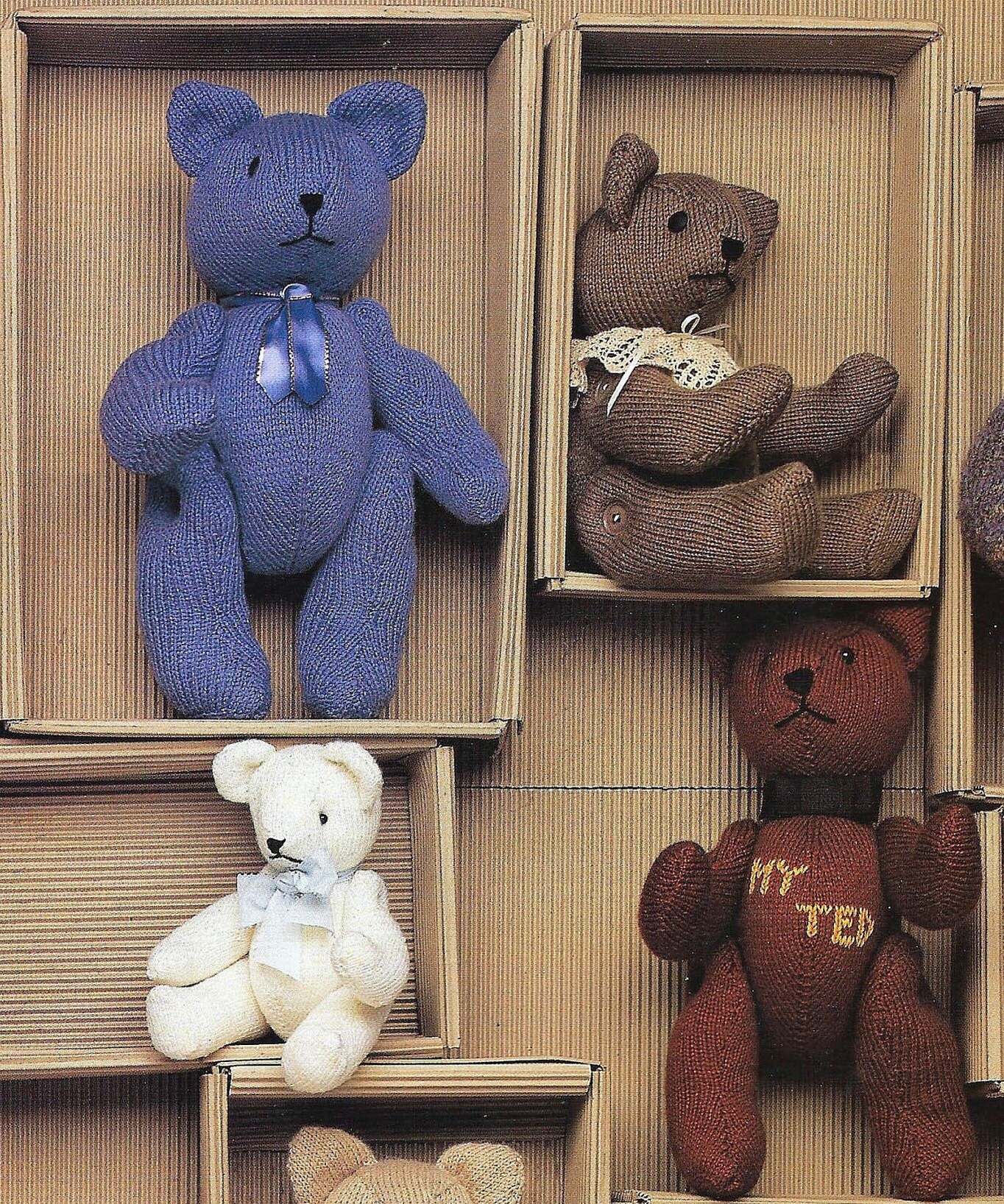 Gorgeous Jointed Teddy Bears One Pattern So Many Bears | Etsy