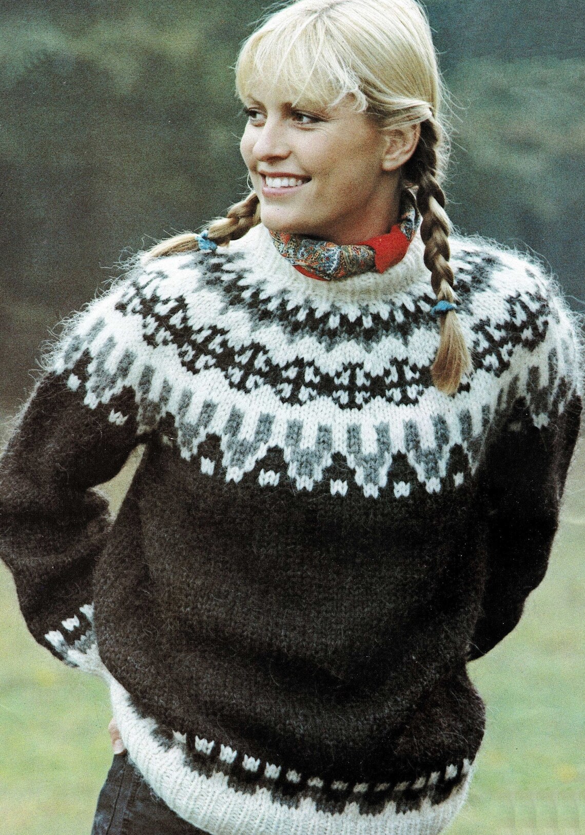 Ladies and Mens Traditional Nordic Fair Isle Sweater Vintage - Etsy UK