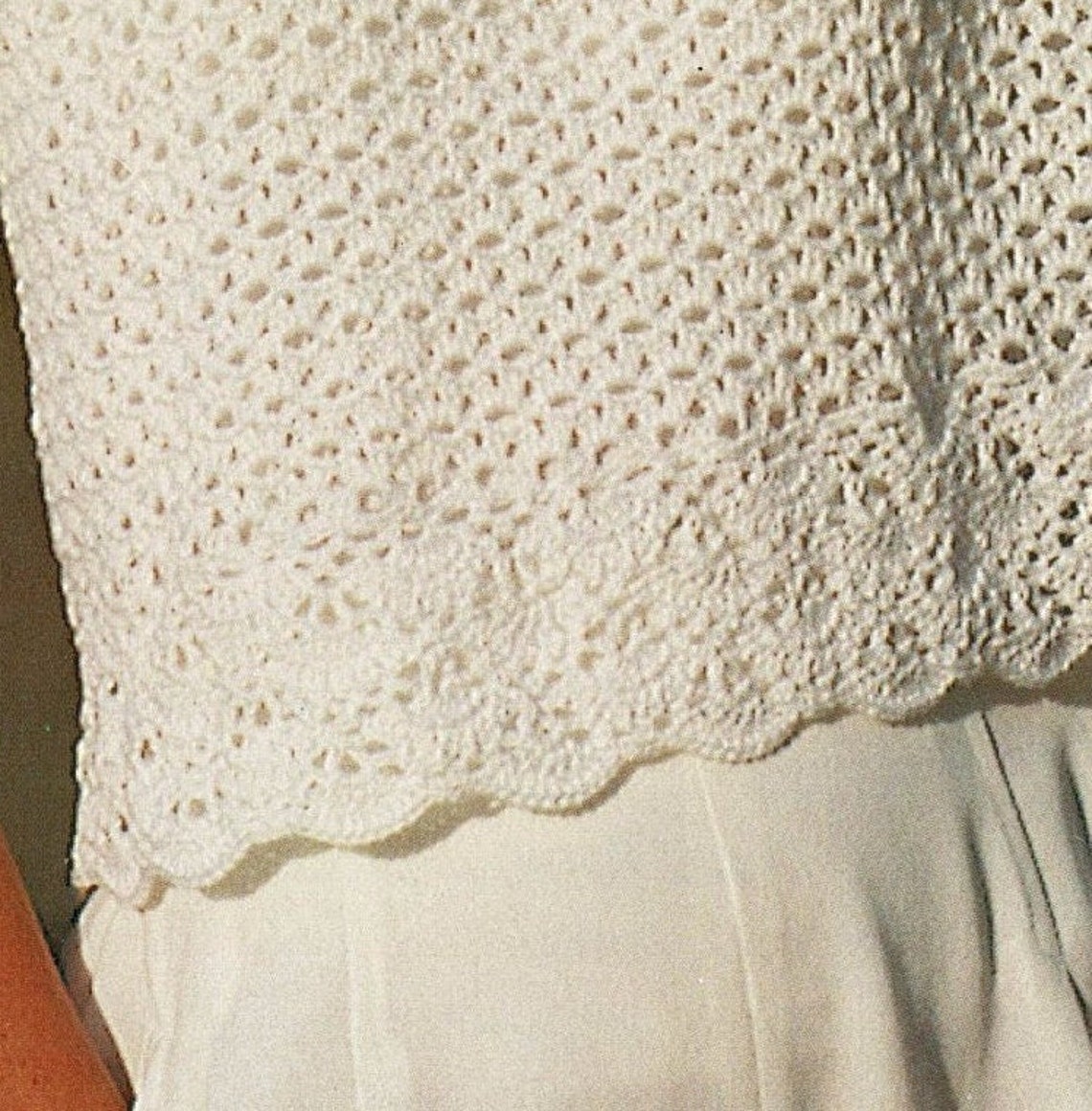 Ladies Short Sleeve Crochet Summer Top Vintage Crochet - Etsy