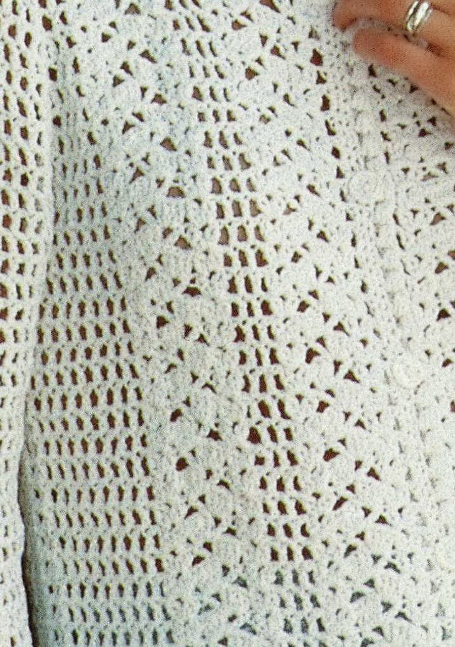 Ladies Lovely Crochet Round Neck Cardigan in Two Lengths, Vintage ...