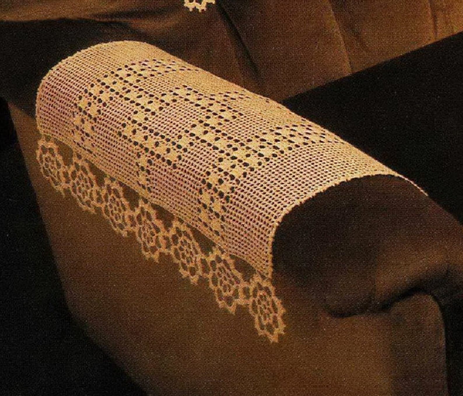 Crochet Chair Back and Arm Rest Protectors, Vintage Crochet Pattern ...