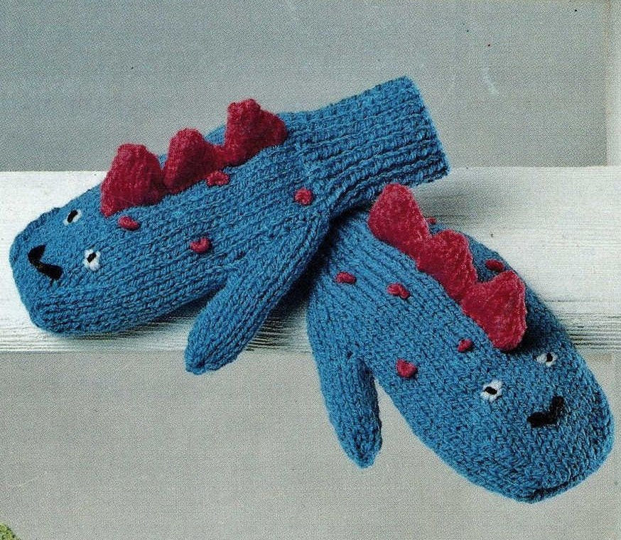 Toddlers and Childrens Wonderful Novelty Mittens 6 Designs - Etsy