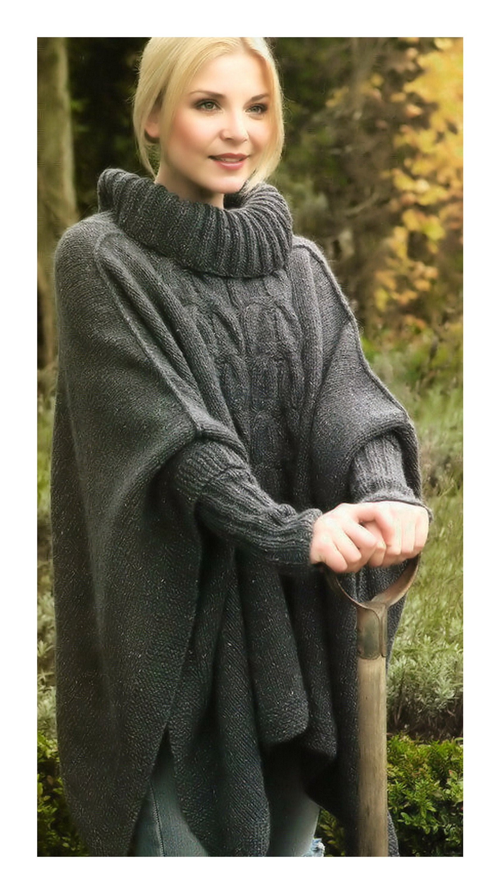Poncho Hiver Femme Ponchos Et Capes Femme Poncho En Tricot Pour Femme