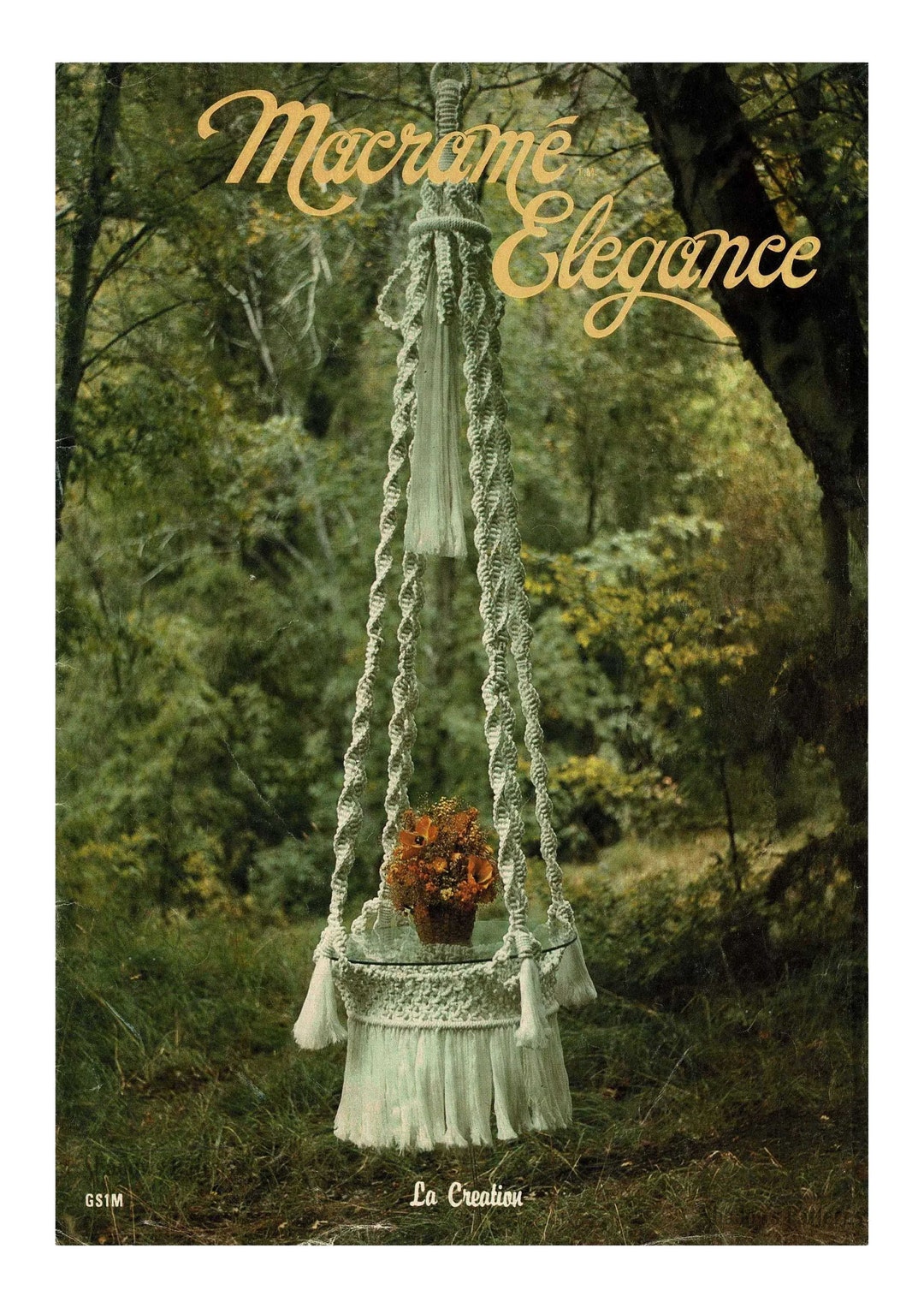 Macrame Elegance Book 1, Vintage Macrame Pattern Book - 20 Designs, PDF ...