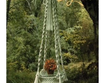 Vintage Macrame Pattern PDF 1970s Easy Beginner Macrame - Etsy