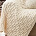 Gorgeous Chunky Knit Cabled Afghan, Vintage Knitting Pattern, PDF ...