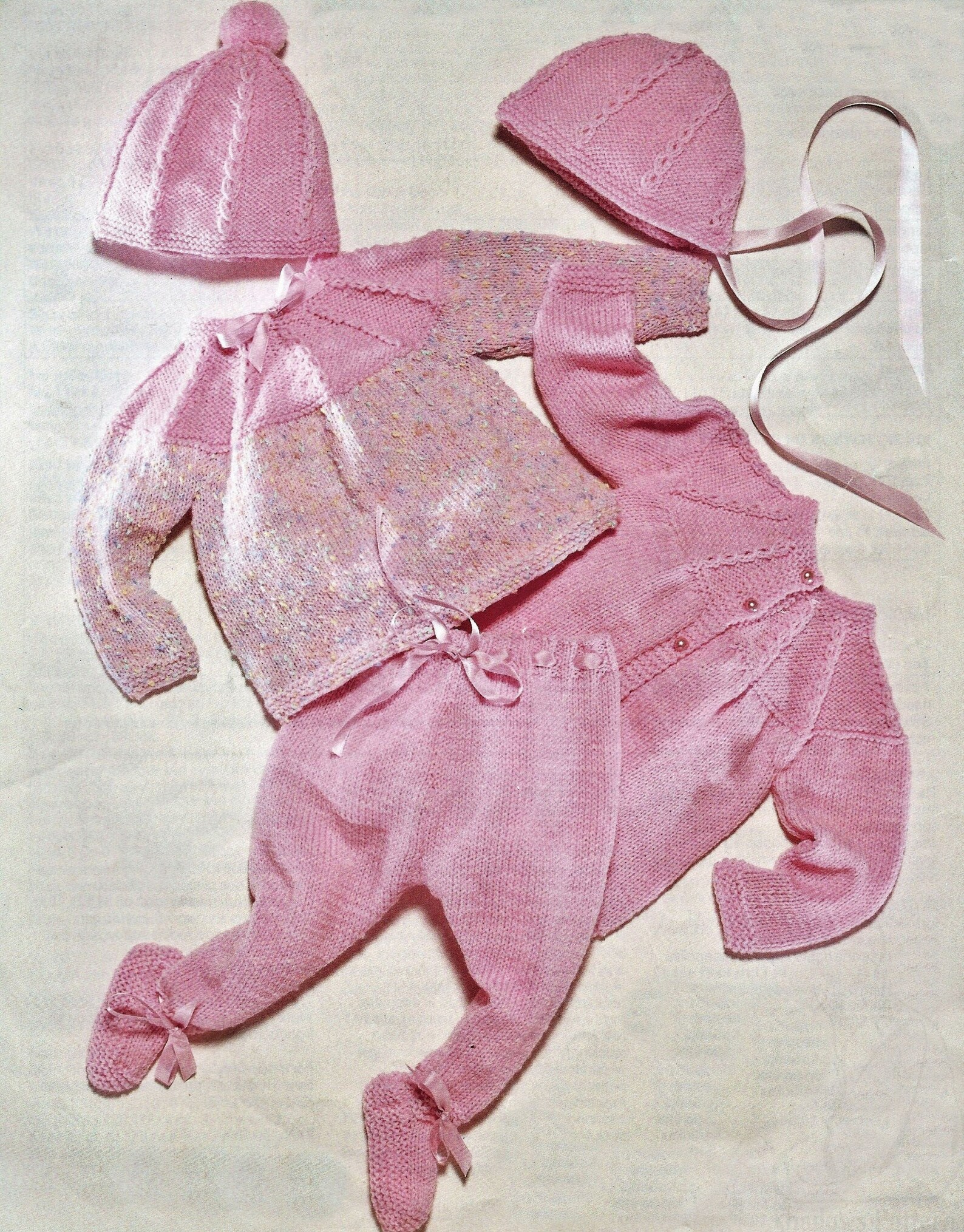 Babies Traditional Pram Set With Patterned Yoke *includes Prem Sizes ...