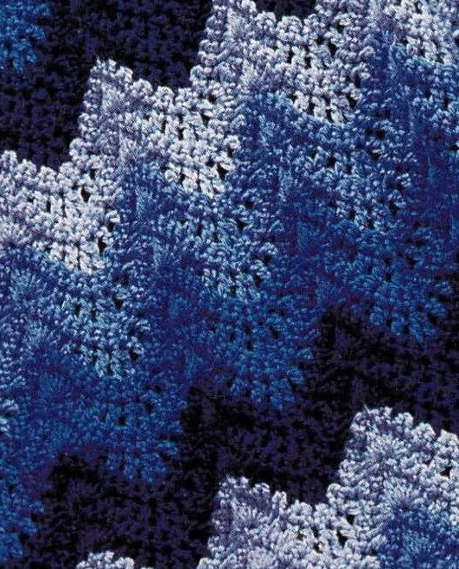Gorgeous Twilight Wave Crochet Afghan, Vintage Crochet Pattern, PDF ...