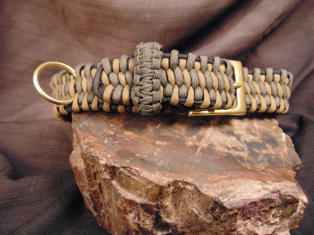 OD Green, Coyote and Black, Paracord Dog Collar - Etsy