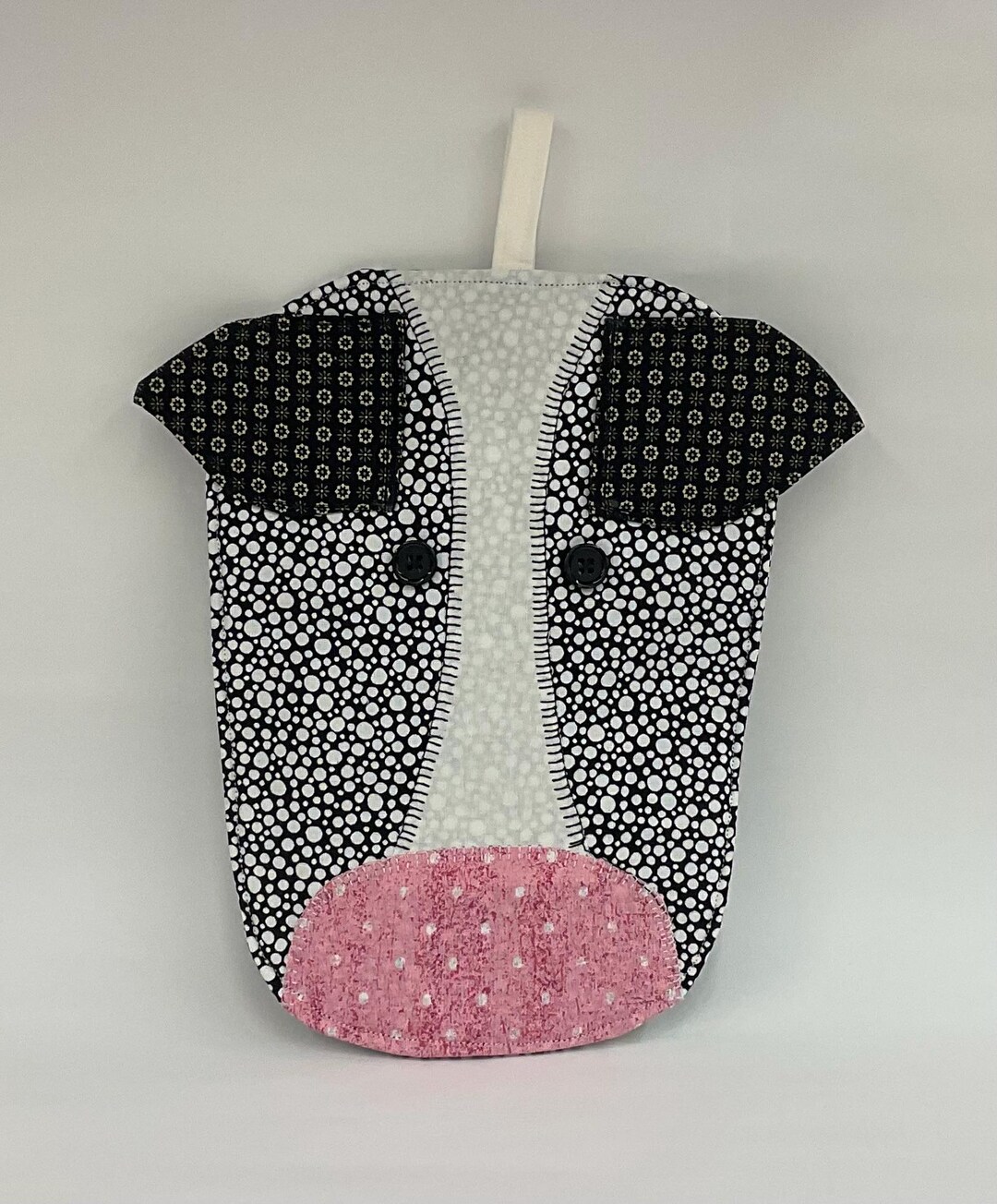 Potholder, Cow Potholder, Whimsical Hotpad, Hot Pad, Farm Animal Decor ...