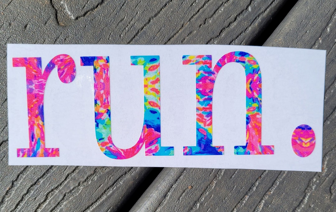 Run Vinyl Decal Running Decal Love to Run Vinyl Decal Run - Etsy