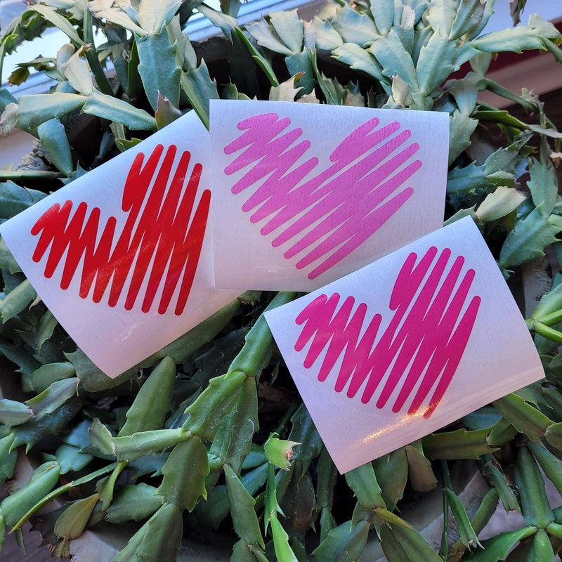 Heart Decal - Etsy