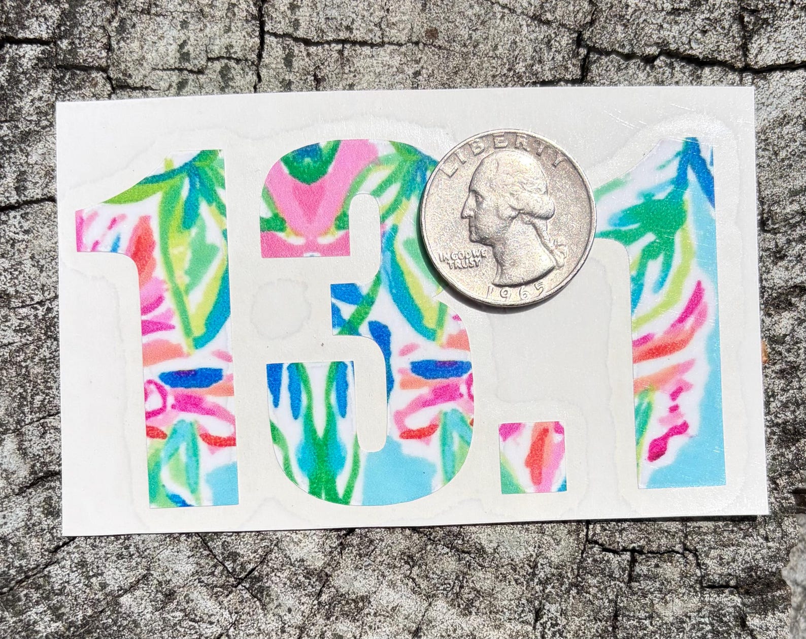 Lily Inspired 13.1 Half Marathon Vinyl Decal: Car/laptop Sticker - Etsy