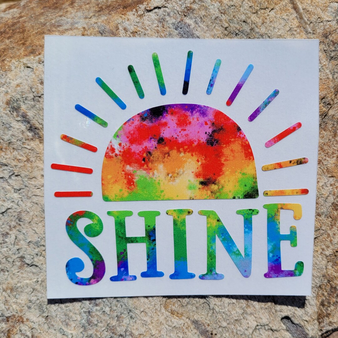 Shine Vinyl Decal, Sunshine Vinyl Decal, Matthew 5:11, Let Your Faith ...