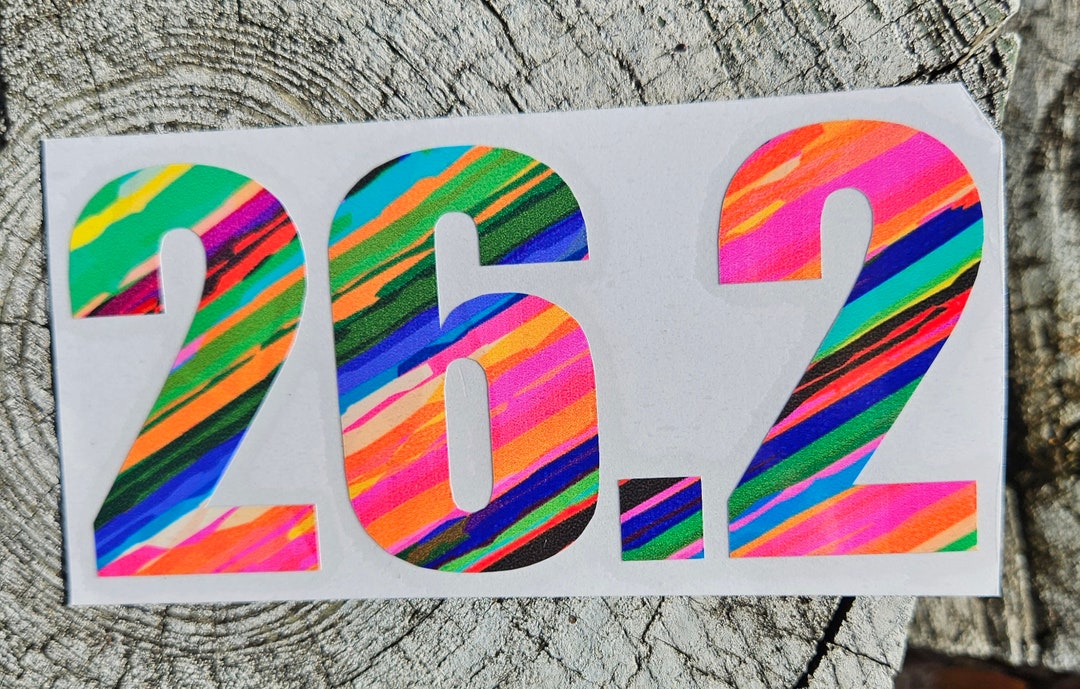 26.2 Marathon Vinyl Decal, Car Window Decal, Laptop Decal, Decal for ...