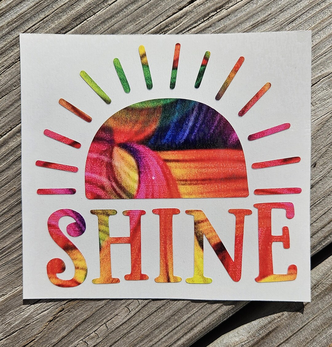 Shine Vinyl Decal, Sunshine Vinyl Decal, Matthew 5:11, Let Your Faith ...