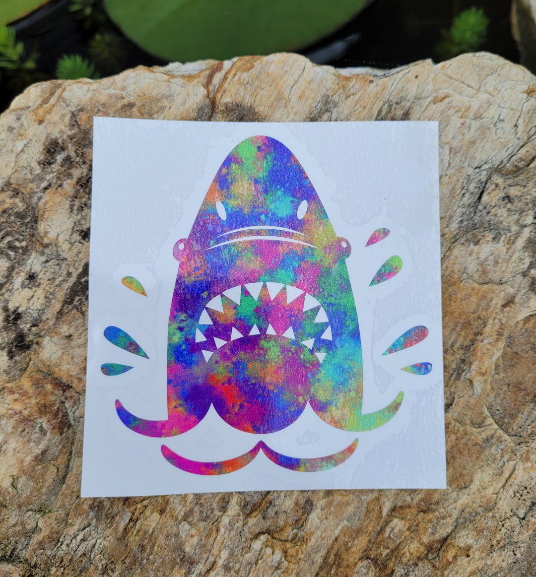 Shark Vinyl Decal, Car Window Decal, Laptop Decal, Shark Decal, Beach ...