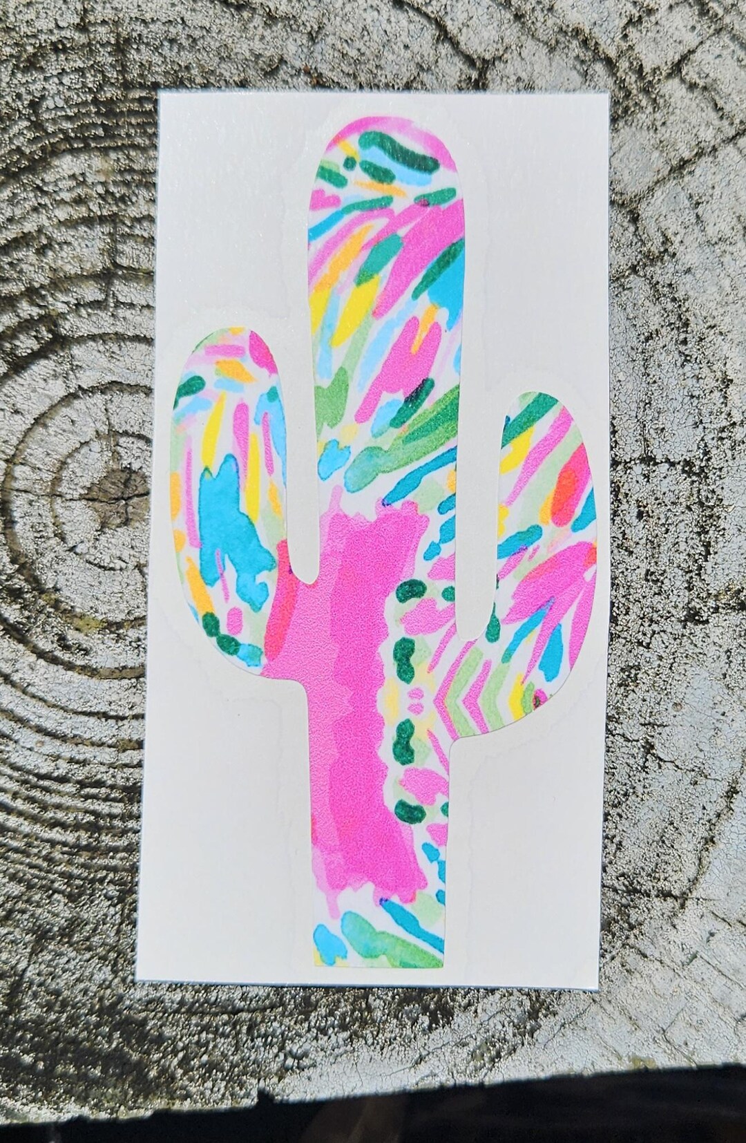 Cactus Vinyl Decal: Car Window, Yeti Cup, Locker Sticker - Etsy