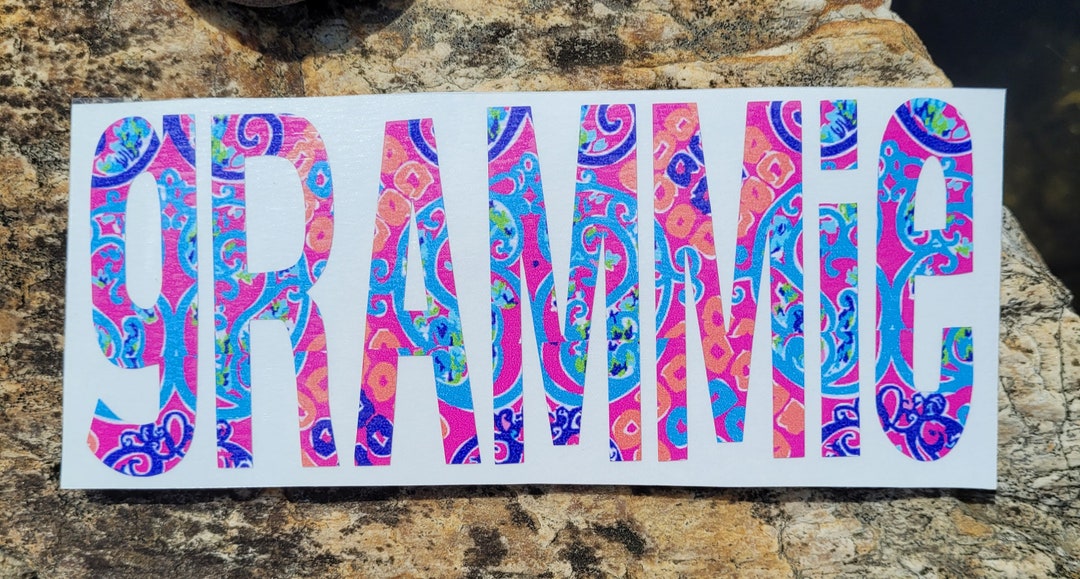 Grammie Vinyl Decal, Grammie Sticker, Grammie Decal, Grammie Car Decal ...