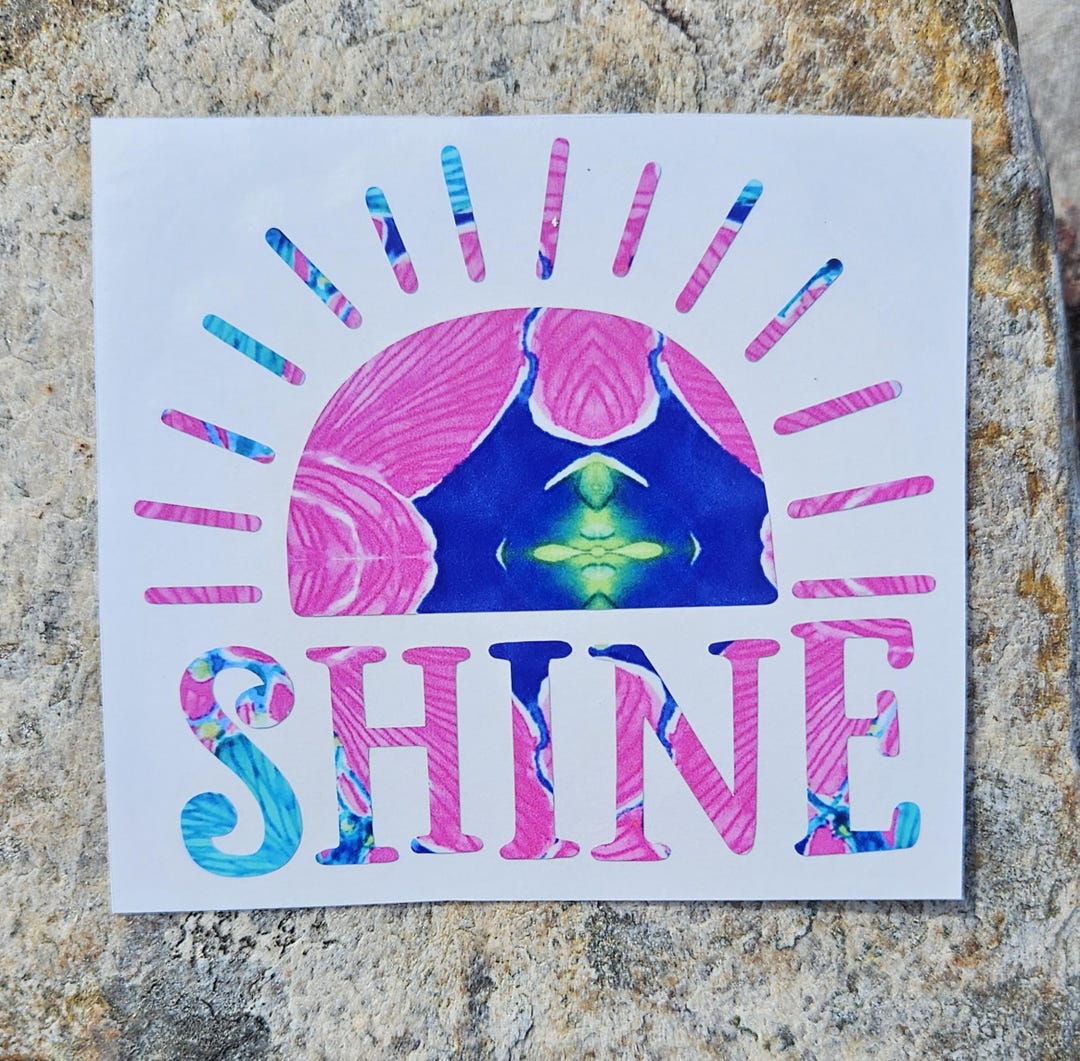 Shine Vinyl Decal, Sunshine Vinyl Decal, Matthew 5:11, Let Your Faith ...