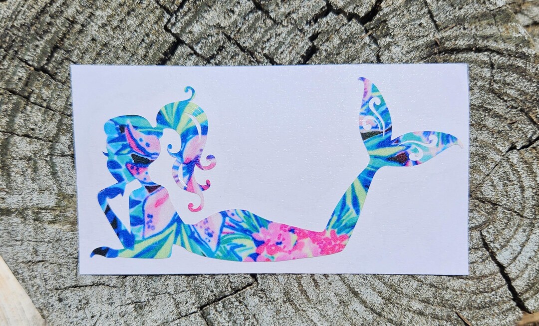 Resting Mermaid Vinyl Decal, Mermaid Car Decal, Mermaid Decal, Mermaid ...