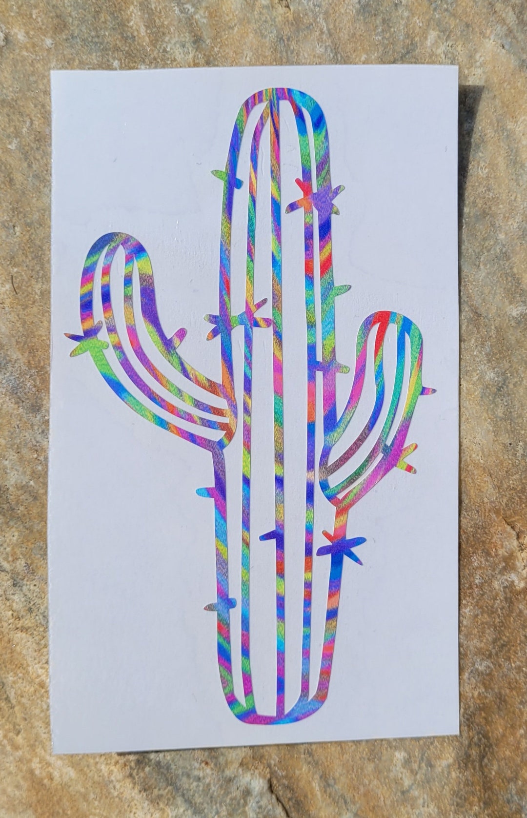 Cactus Vinyl Decal, Car Window Decal, Yeti Cup Decal, Cactus Sticker ...