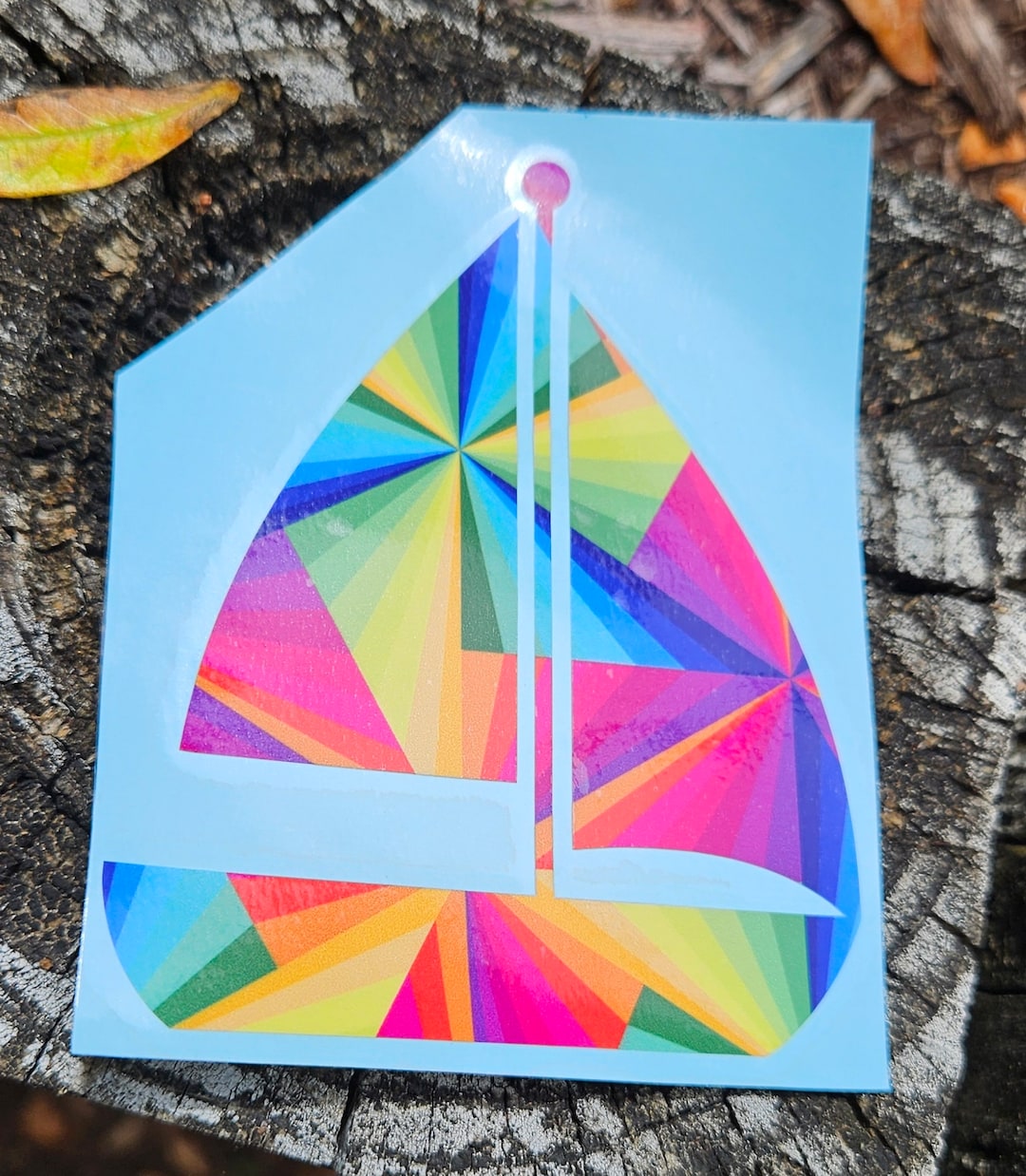 Sailboat Vinyl Decal, Car Window Decal, Laptop Decal, Sailboat Decal ...