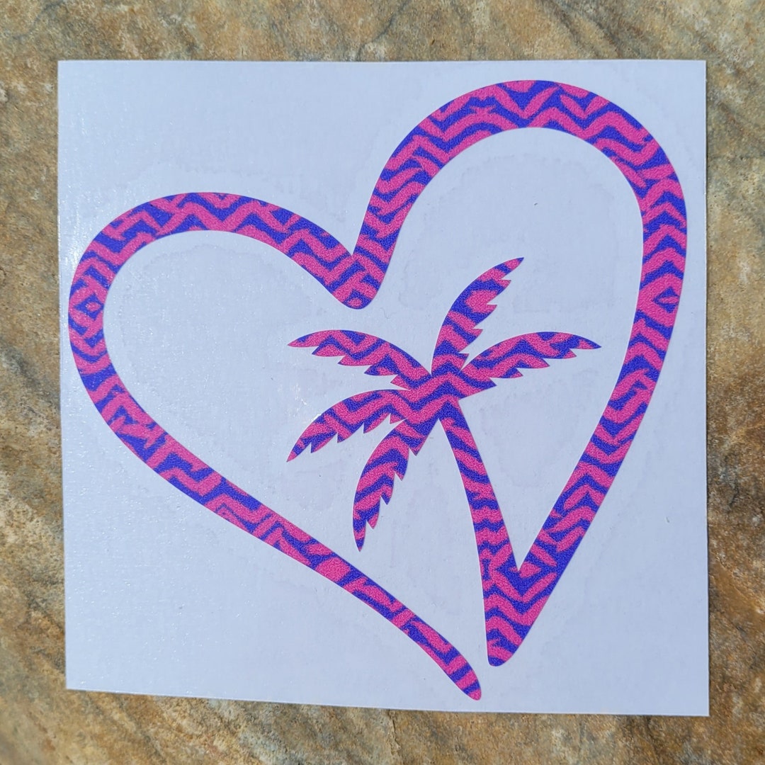 Palm Tree Heart Decal Beach Decal Love Palm Tree Decal Etsy Palm Tree Heart Decal Beach Decal Love Palm Tree Decal Etsy