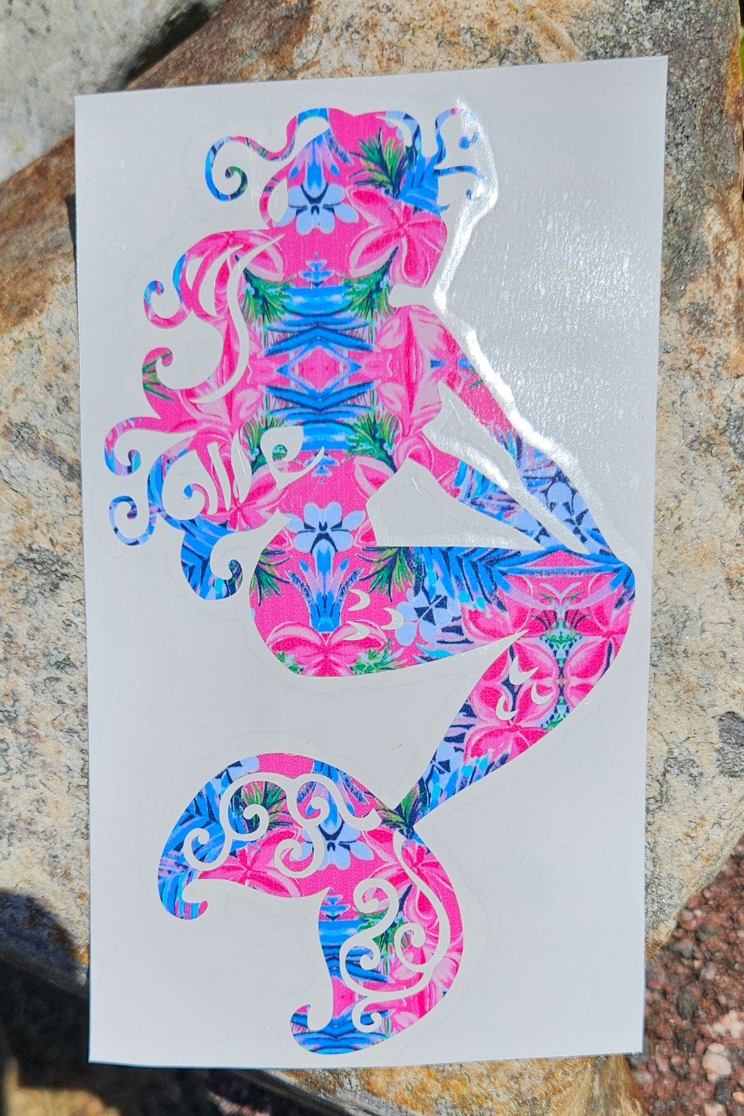 Mermaid Vinyl Decal, Car Window Decal, Beach Decal, Beach Gift, Mermaid ...