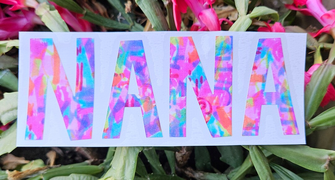 Nana Vinyl Decal, Nana Car Decal, Nana Car Sticker, Nana Vinyl Sticker ...