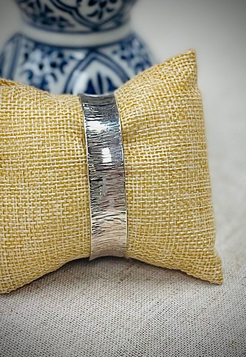 Handmade Hammered Sterling Silver Cuffs - Etsy