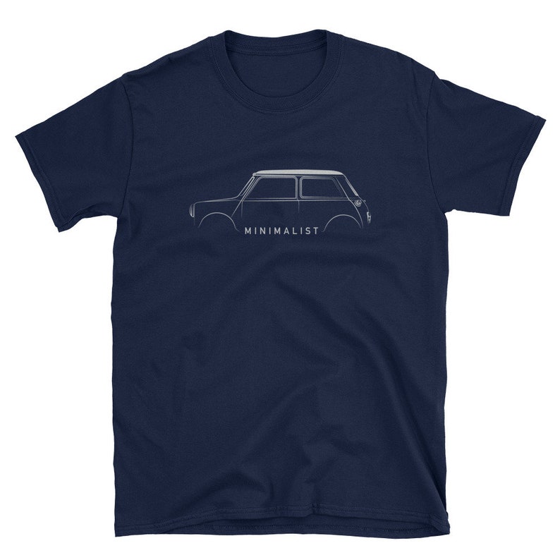 Unisex Minimalist Austin Mini Shirt, Classic Mini Cooper Tshirt, Mini ...